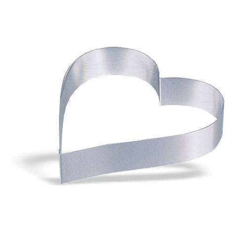 HEART IN STAINLESS STEEL 8cm, 641-008, CAKE RINGS, CAKE RINGS, Products ...