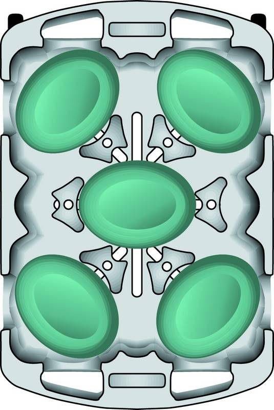 DISH TROLLEY WITH 6 ADJUSTABLE DIVIDERS, CPP6, DISH CARTS, DISH CARTS ...