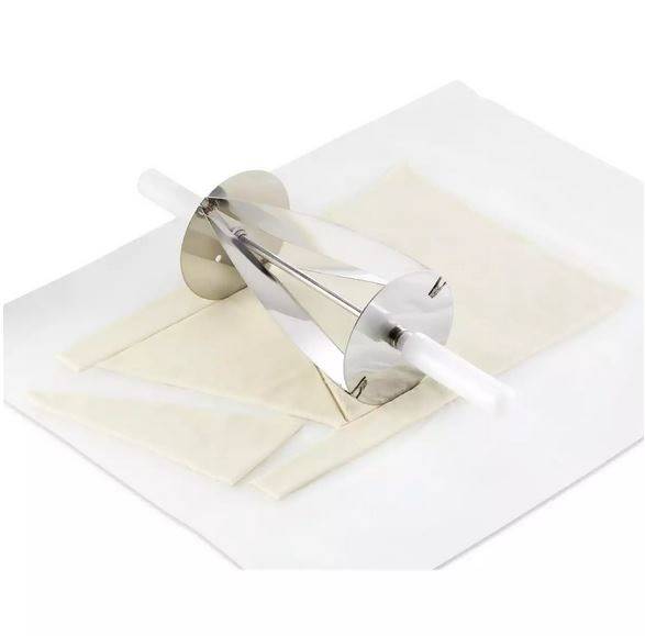 SINGLE CROISSANT CUTTING ROLLER IN STAINLESS STEEL, HANDLE IN PE, 528 ...