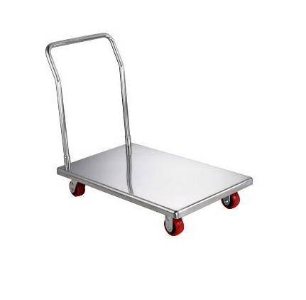 STAINLESS STEEL TROLLEY WITH LOW SHELF, CP1Z, STAINLESS STEEL LIGHT ...