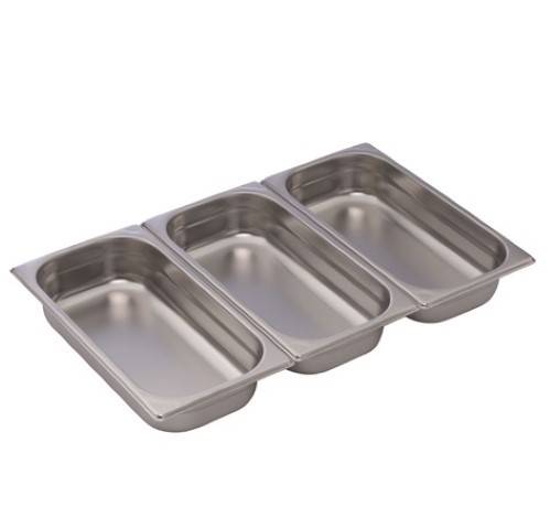 BACINELLA ACCIAIO INOX GN1/3 h100mm, BA13100M, BACINELLE INOX ...